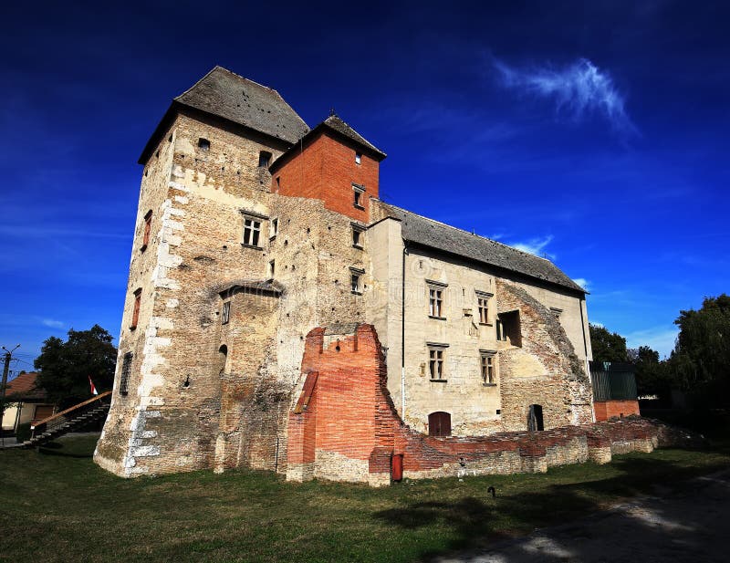 Castle of Simontornya Hungary Stock Photo - Image of bastion, medieval ...