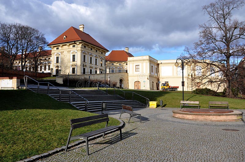Castle Slavkov, Czech Republic, Europe Stock Photo - Image of slavkov ...