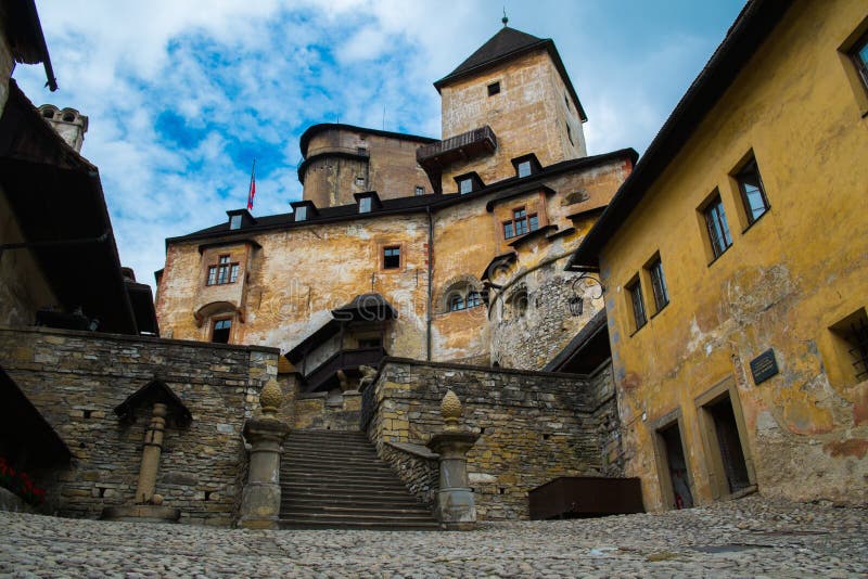 Castle in Slovakia stock image. Image of slovakia, steps - 43590901