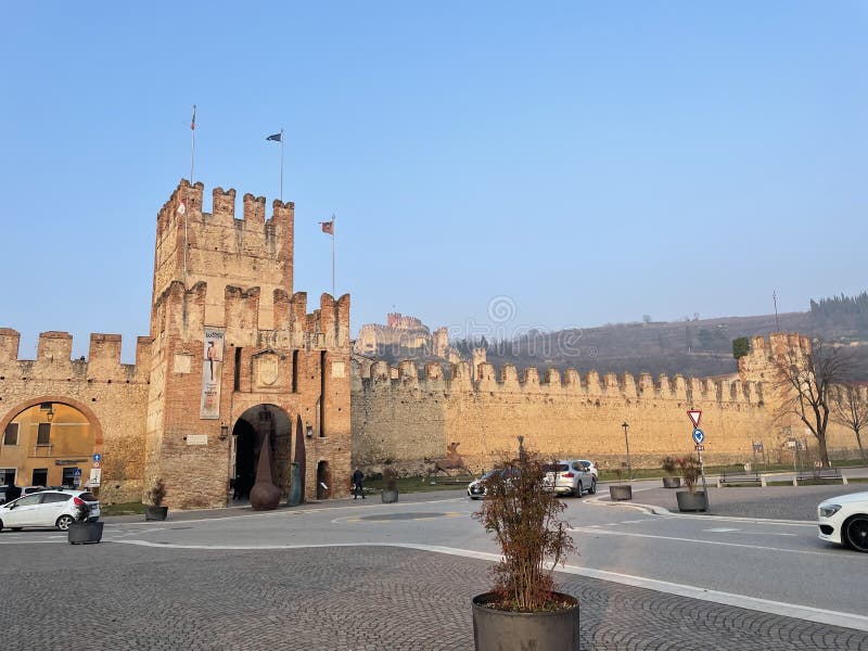 The Castle of Soave a Typical Military Artifact of the Medieval Age ...