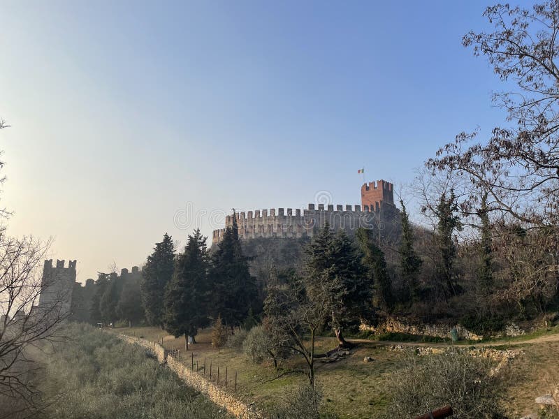 The Castle of Soave a Typical Military Artifact of the Medieval Age ...