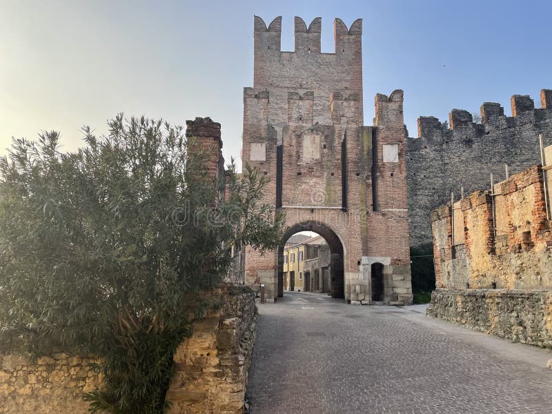 The Castle of Soave a Typical Military Artifact of the Medieval Age ...