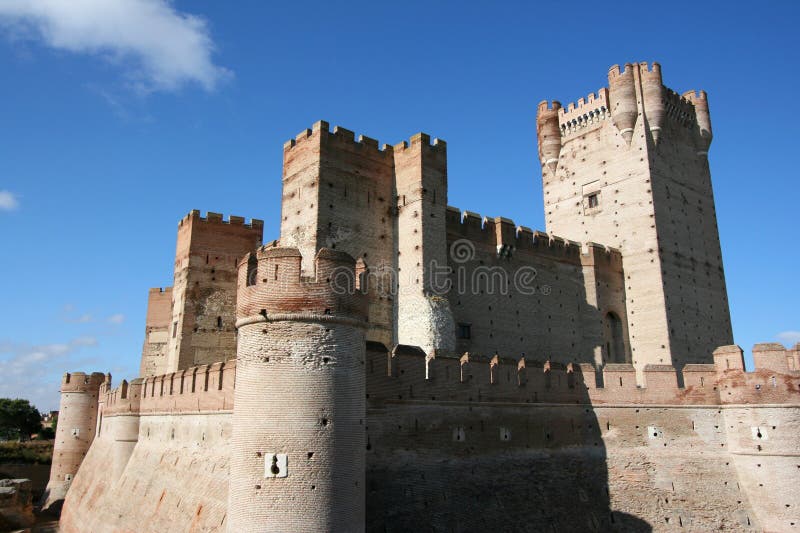 Castle in Spain stock image. Image of destination, castilia - 12444407