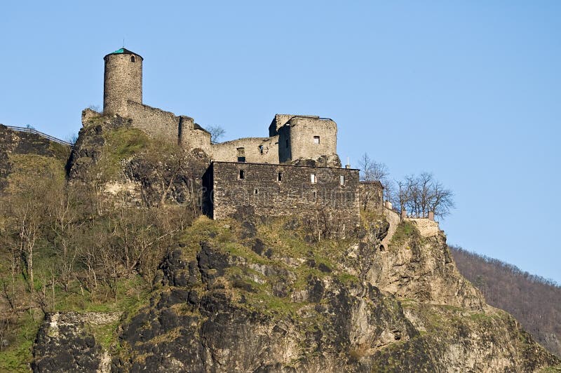 Castle stock image. Image of landmark, ruined, defense - 24758153