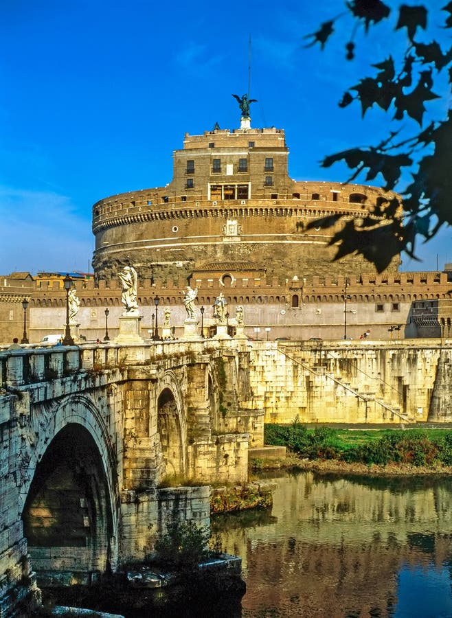 Castle St. Angelo, Rome stock photo. Image of history - 24977382