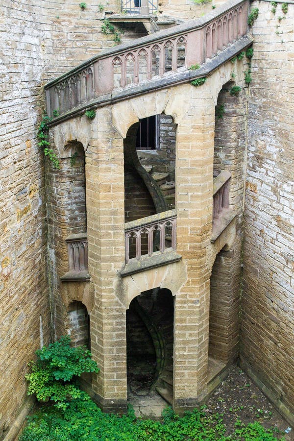 Castle Staircase stock photo. Image of monarchy, flowers - 53366202