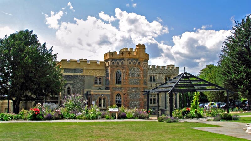 Castle stately home stock image. Image of grounds, peaceful - 20261515