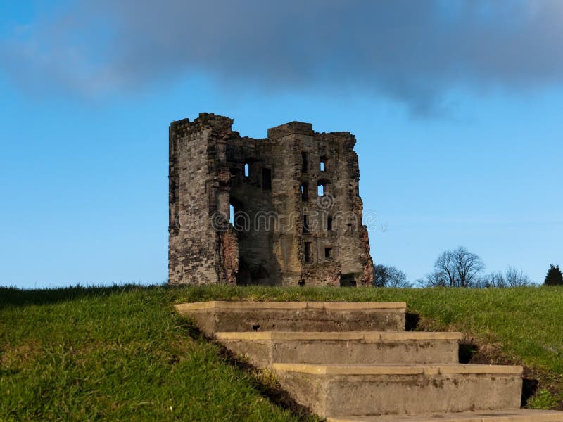 Castle Steps stock photo. Image of isolated, english - 12804184