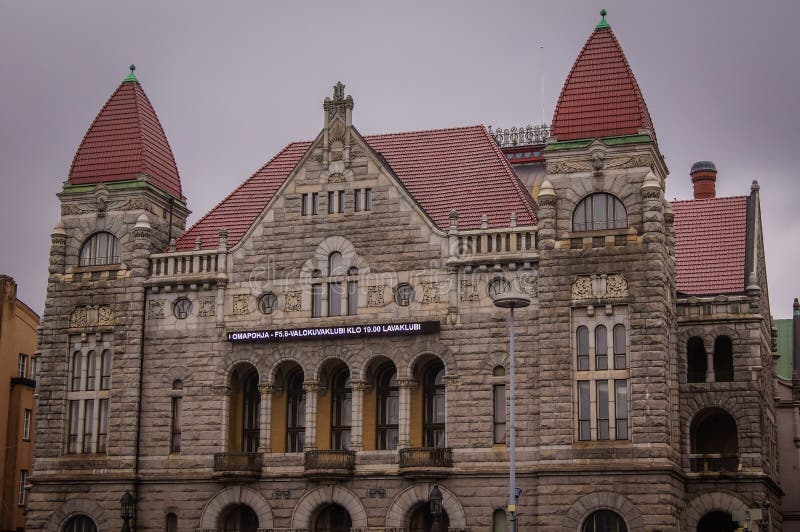 Castle in the Streets of Helsinki in Finland Stock Photo - Image of ...