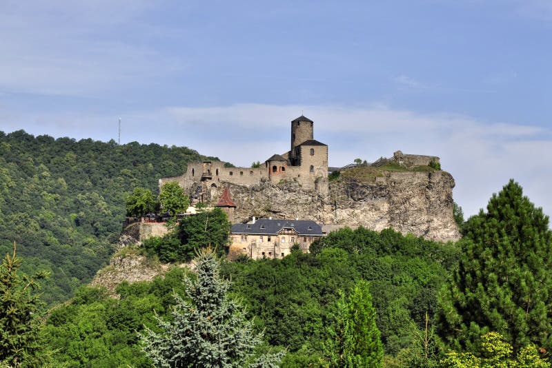 Castle Strekov stock photo. Image of high, travel, ruins - 43703618