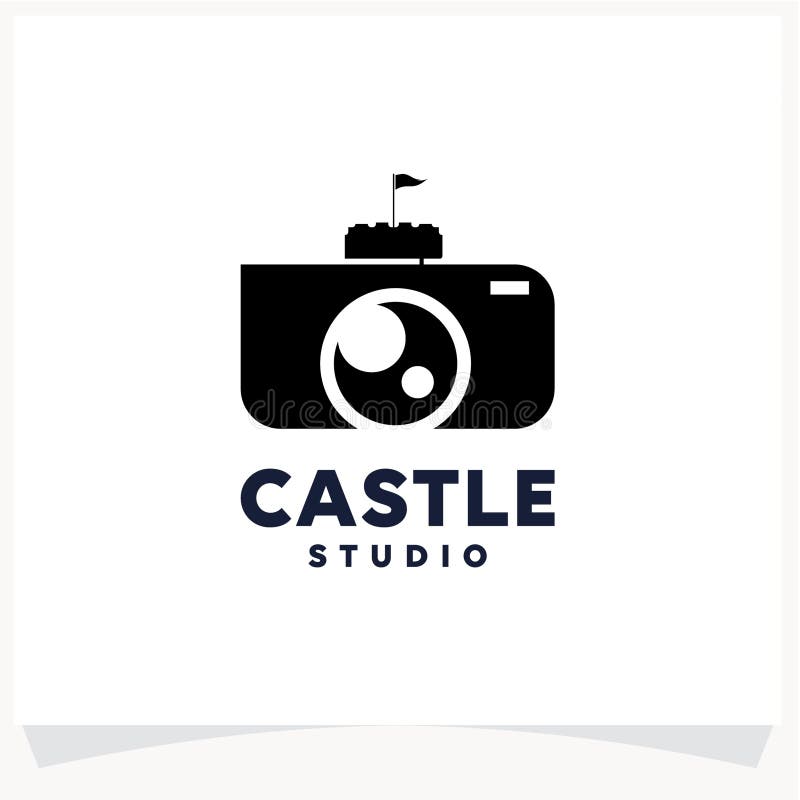 Castle Studio Logo Design Template Stock Vector - Illustration of ...