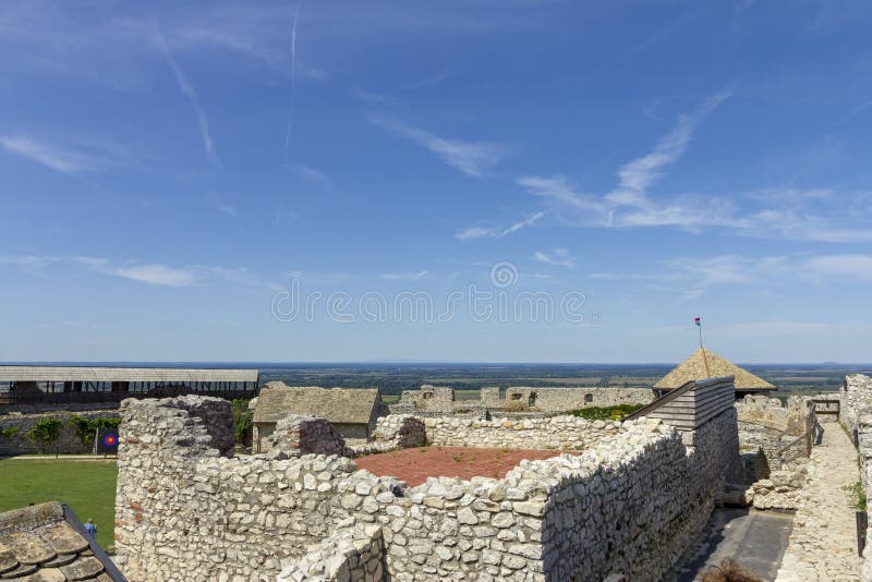 Castle of Sumeg stock photo. Image of medieval, architecture - 135359156