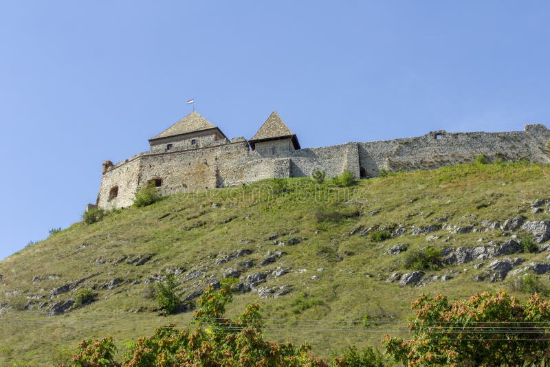 Castle in Sumeg stock image. Image of bastion, cloud, dramatic - 9678339