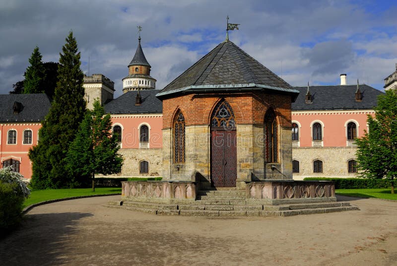 Castle Sychrov stock image. Image of rampart, czech, mansion - 24295209