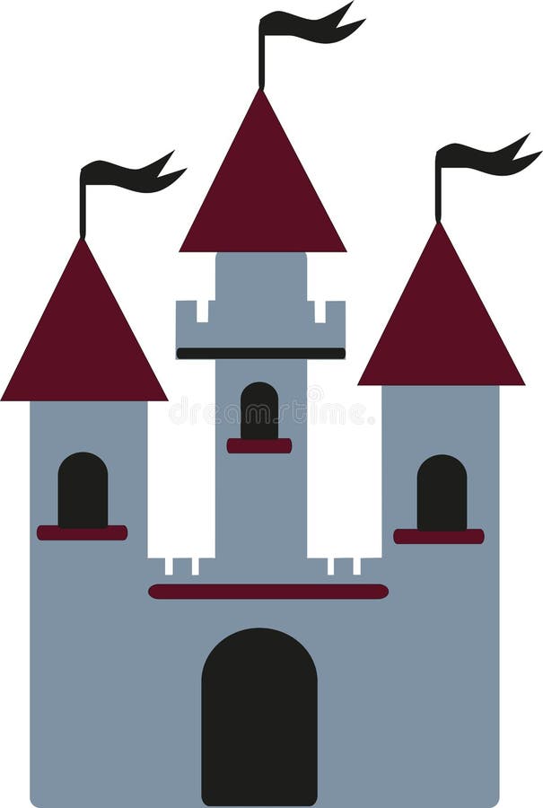 Castle symbol vector stock illustration. Illustration of kingdom ...