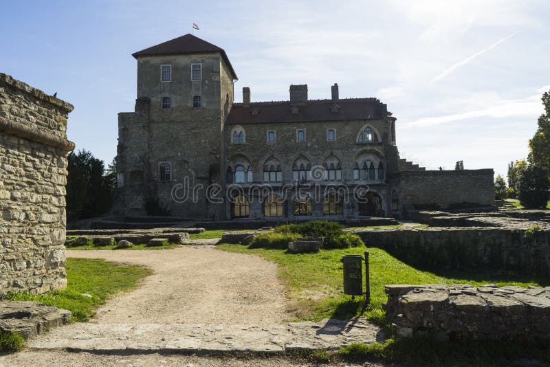 Castle of Tata in Hungary editorial image. Image of hungary - 261288165