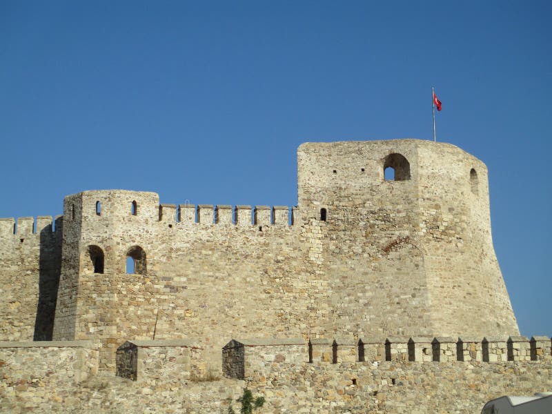 Castle of Tenedos stock photo. Image of castle, isolated - 42416844