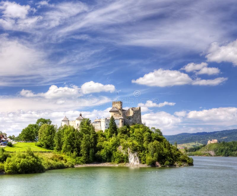 Castle on top stock photo. Image of scenic, medieval - 17597922