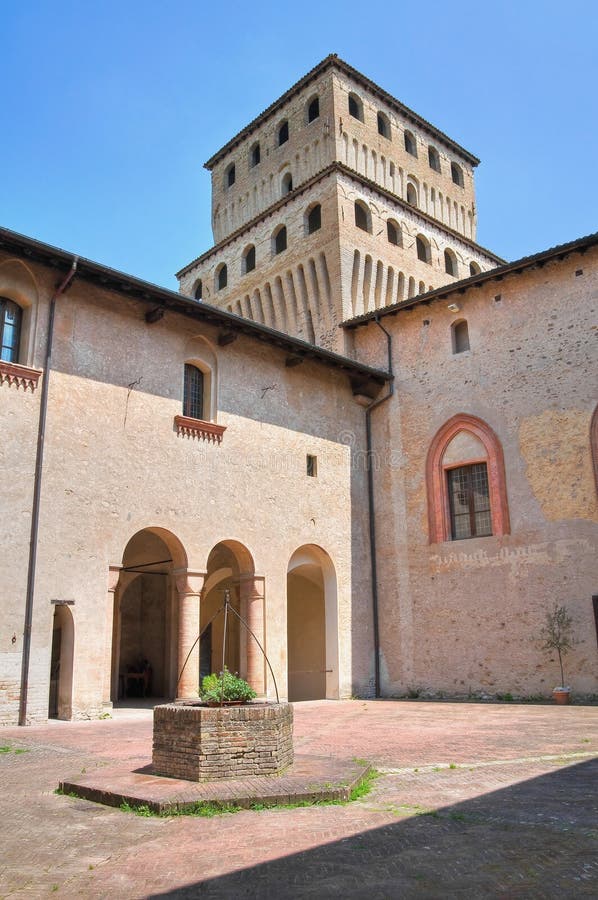 Castle of Torrechiara. Emilia-Romagna. Italy Stock Image - Image of ...