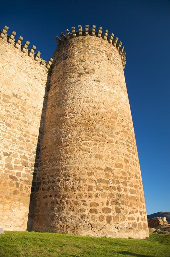 Castle tower stock image. Image of turret, stone, europe - 10850599