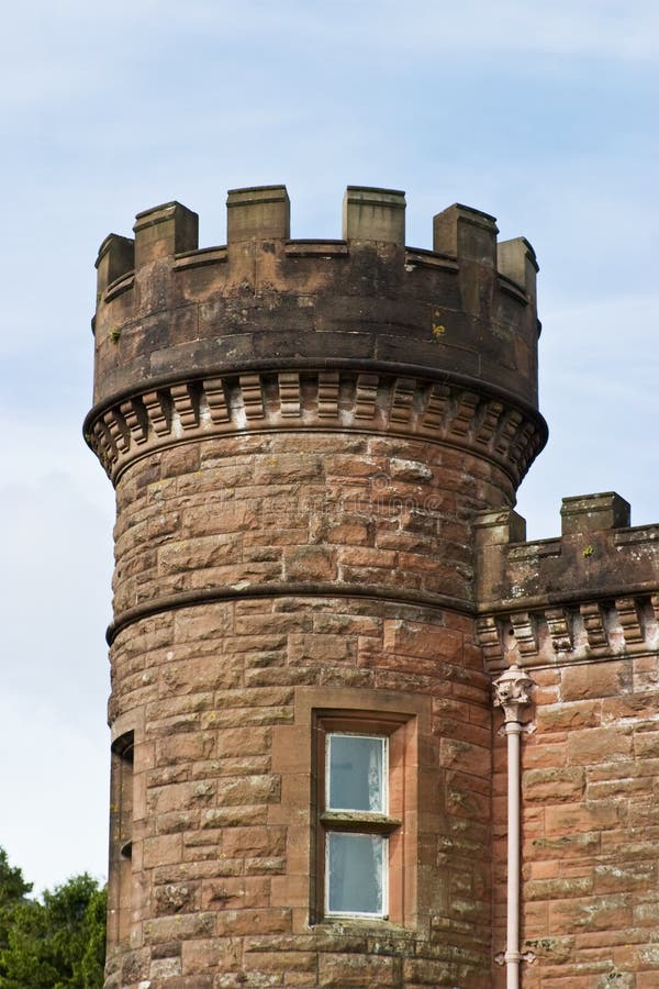 Castle tower stock image. Image of high, surveillance - 4136125