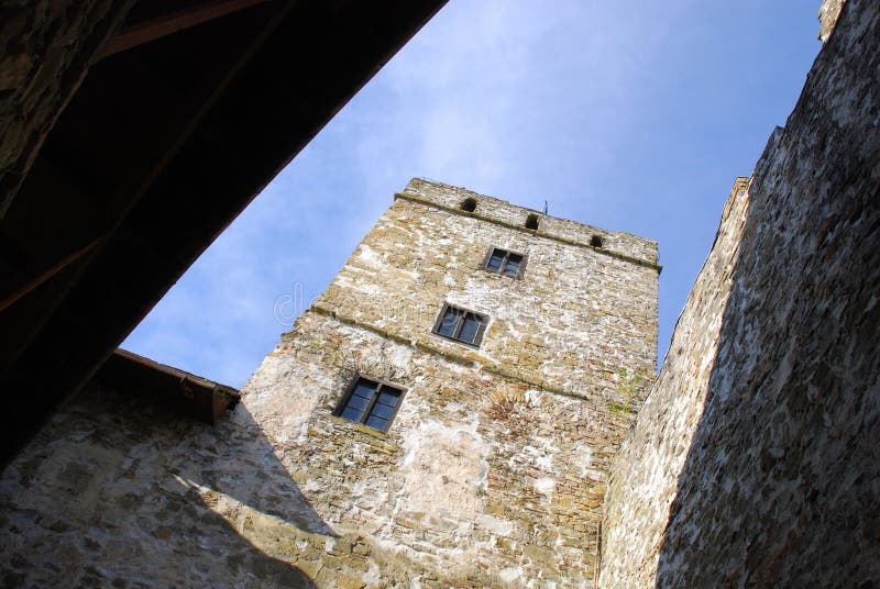 Castle tower stock photo. Image of historical, blue, strength - 7401046