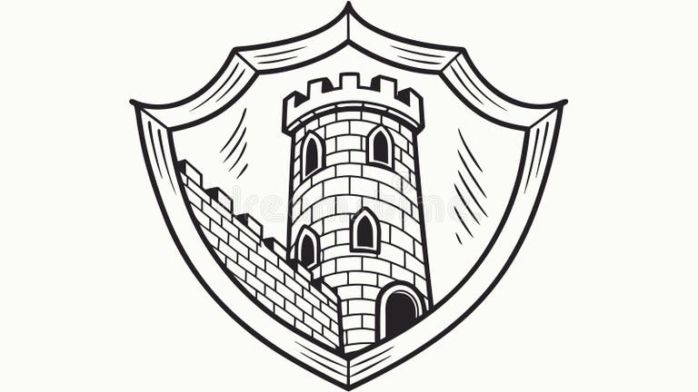 Vector Tower Emblem Stock Illustrations – 23,366 Vector Tower Emblem ...