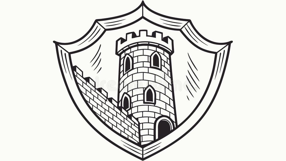 Vector Tower Emblem Stock Illustrations – 23,366 Vector Tower Emblem ...