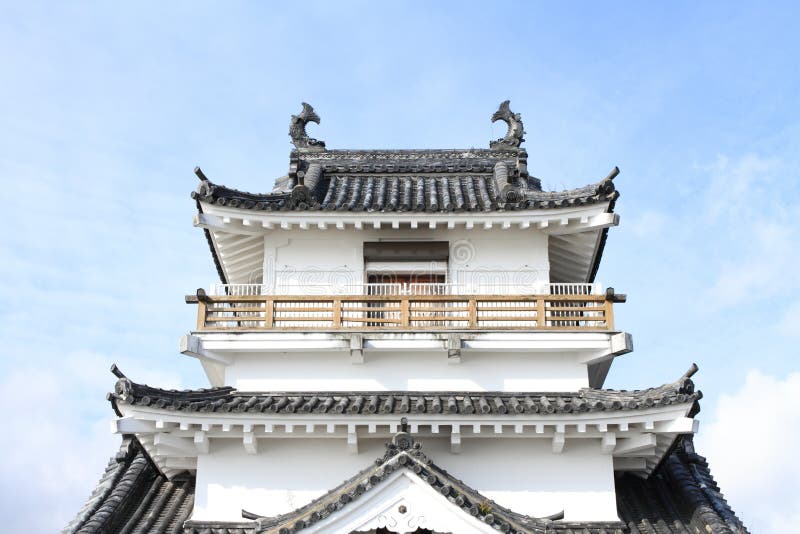 Castle Tower of Kitsuki Castle in Oita Stock Image - Image of building ...