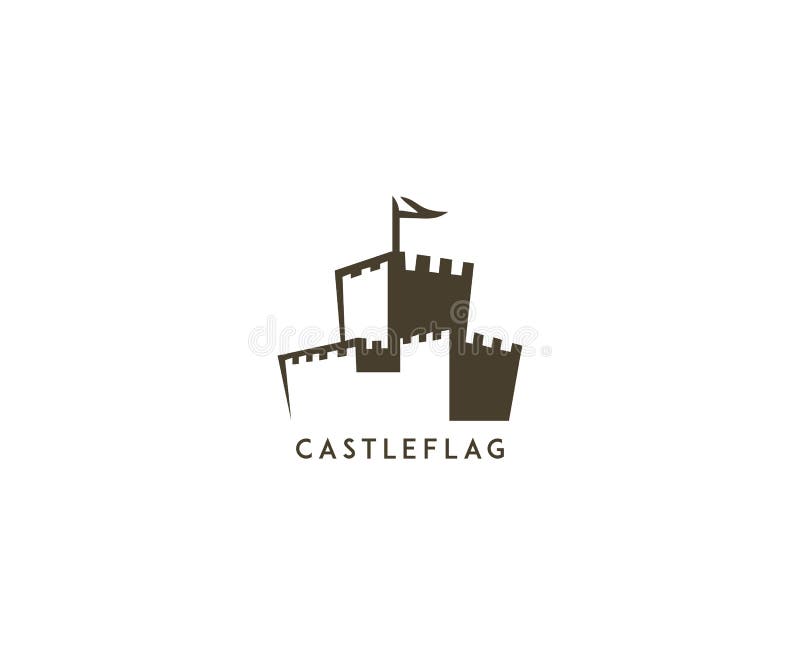 Castle Logo Design Concept Vector. Castle Tower Logo Template Vector ...