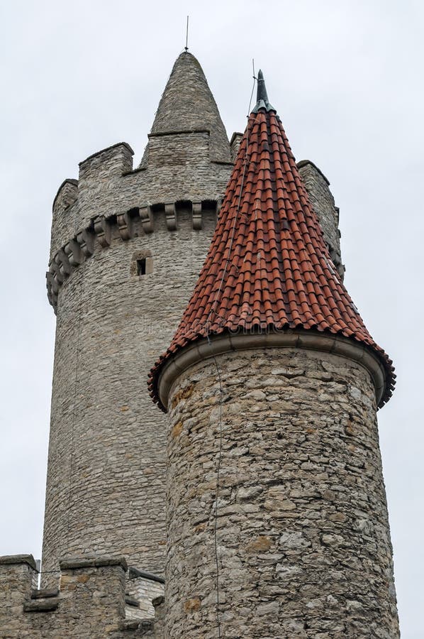 Castle tower. stock photo. Image of historic, attraction - 44994262