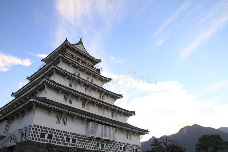 Castle Tower of Shimabara Castle in Nagasaki Stock Image - Image of ...