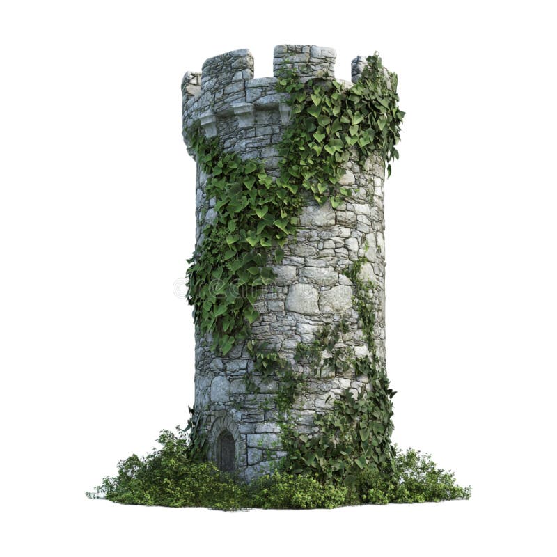 Castle Tower on Transparent Background - Ai Generated Stock ...