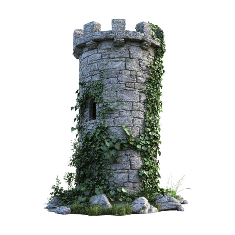Castle Tower on Transparent Background - Ai Generated Stock ...