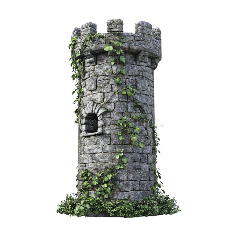 Castle Tower on Transparent Background - Ai Generated Stock ...