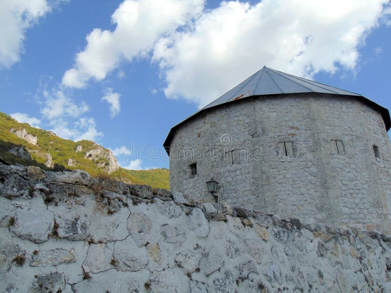 Castle Tower Travnik Bosnia Summer Stock Photo - Image of summer ...