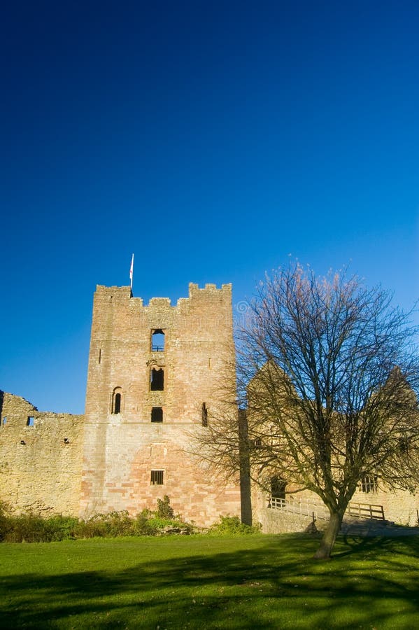 Castle Tower,walls and Tree Stock Image - Image of walls, sunlight: 2497067