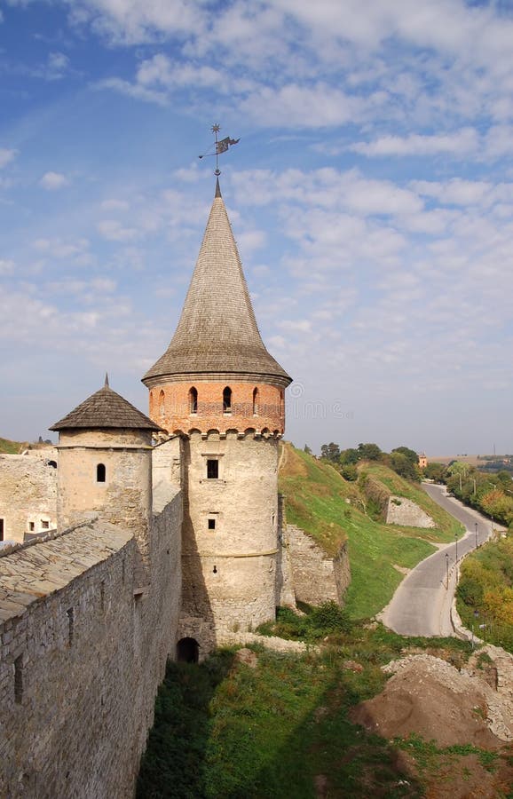 Castle towers stock image. Image of castle, medieval - 13366335