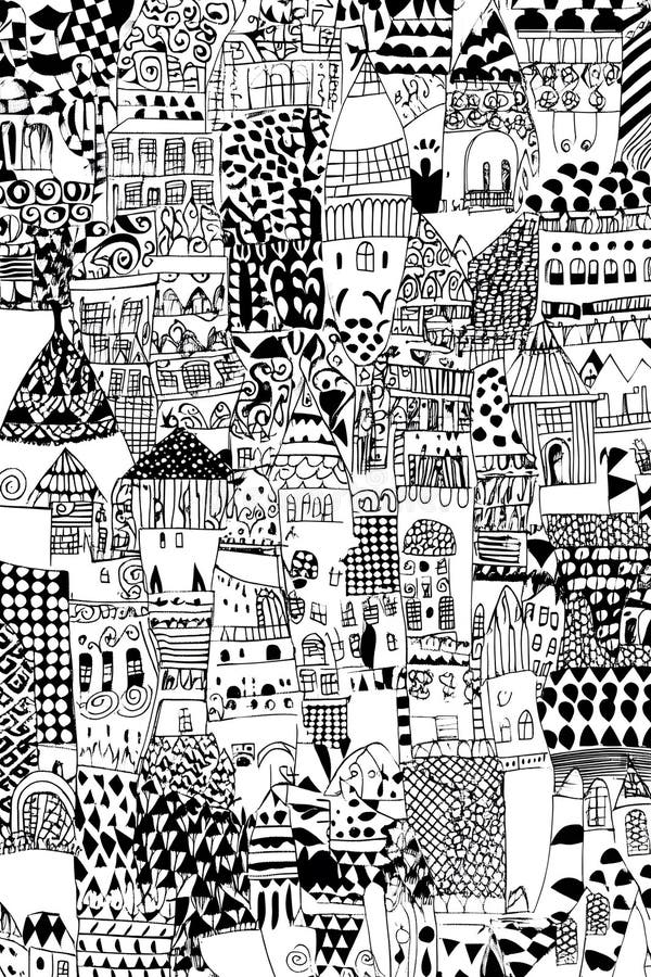 Castle with Towers and Flags: an Enchanted Coloring Page for Creative ...