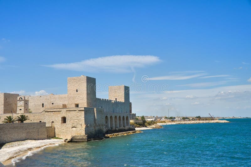 Castle of Trani. Puglia. Italy Stock Photo - Image of outside, ancient ...