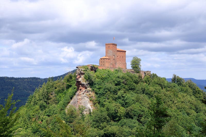 Castle Trifels stock photo. Image of field, architecture - 5520556