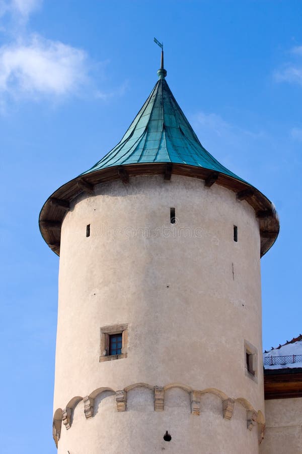 Castle turret stock image. Image of fortress, medieval - 28304409