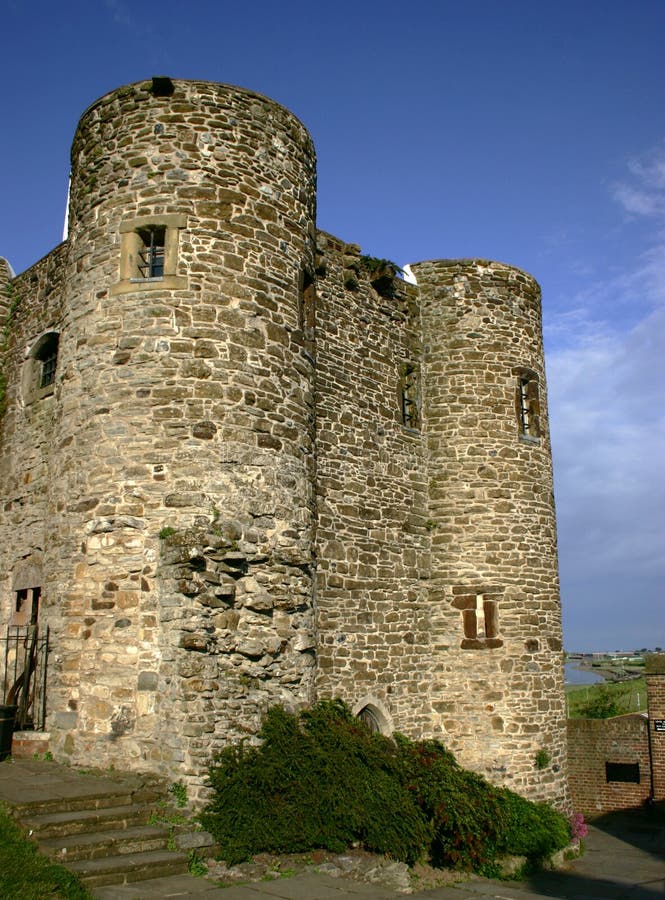 Castle turret stock image. Image of pond, travel, castle - 4970297