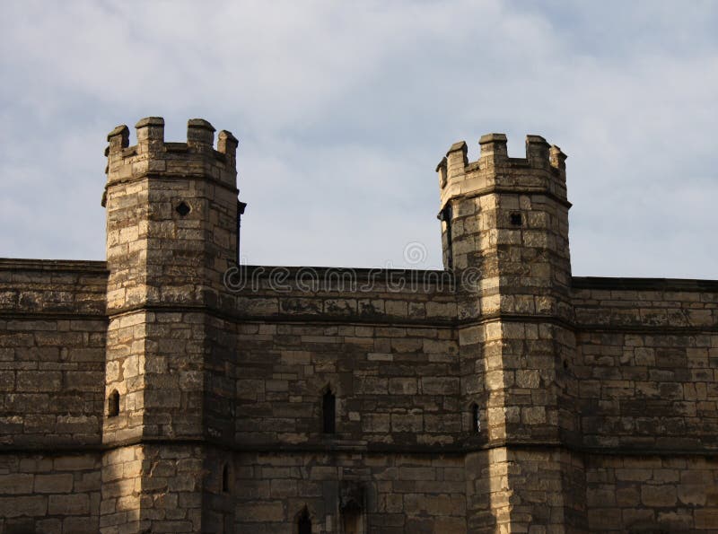 Castle Turrets. stock image. Image of castle, historical - 23701771