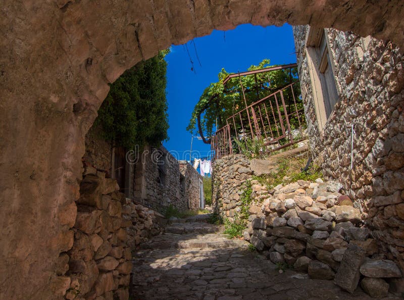 Castle in Ulcinj stock image. Image of city, summer - 111137825