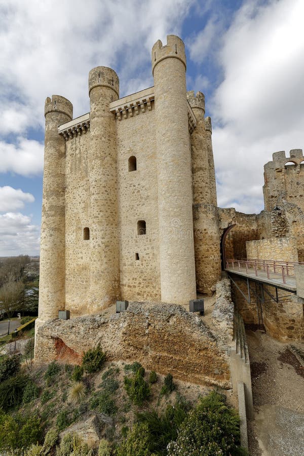 Castle at Valencia De Don Juan, Castilla Y Leon, Spain Stock Image ...