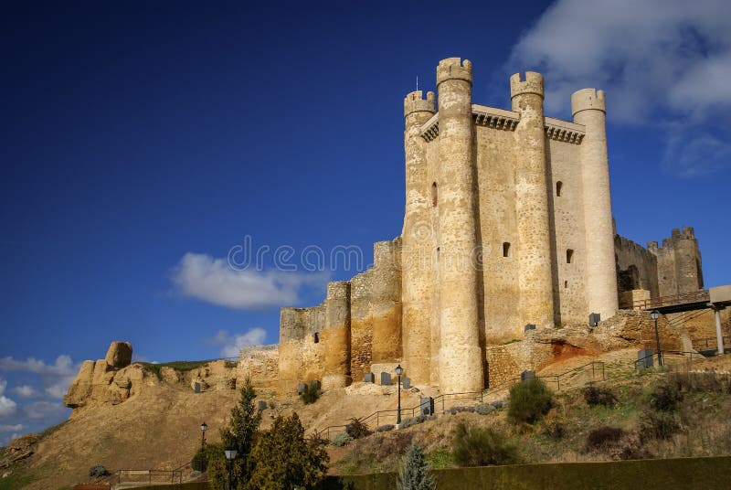 Castle at Valencia De Don Juan, Castilla Y Leon, Spain Stock Image ...