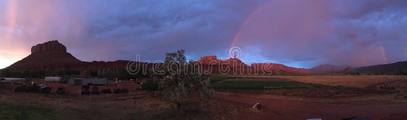 Castle valley stock image. Image of valley, moab, castle - 130455227