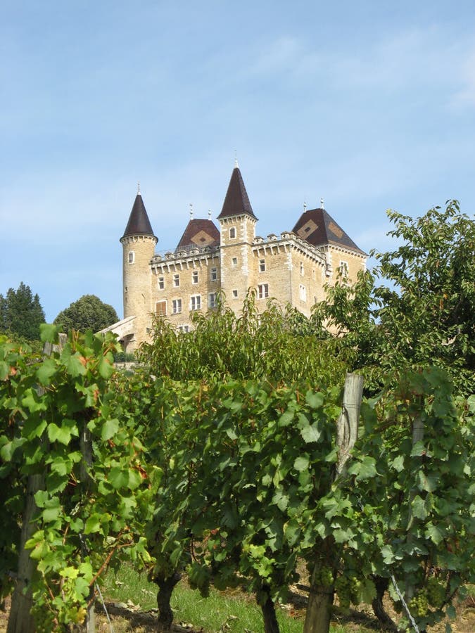 Castle of Varey, Ain, France Stock Image - Image of monument, rhone ...