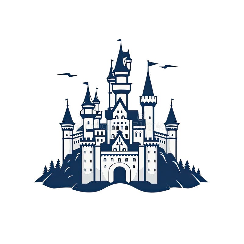 Castle vector clipart stock illustration. Illustration of residence ...